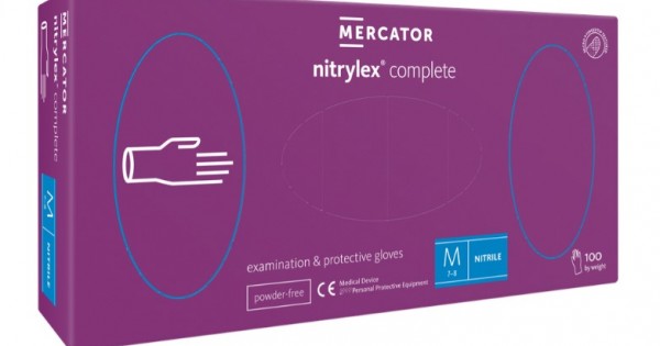 Manusi examinare si protectie Nitrylex Complete, 100 buc/cutie