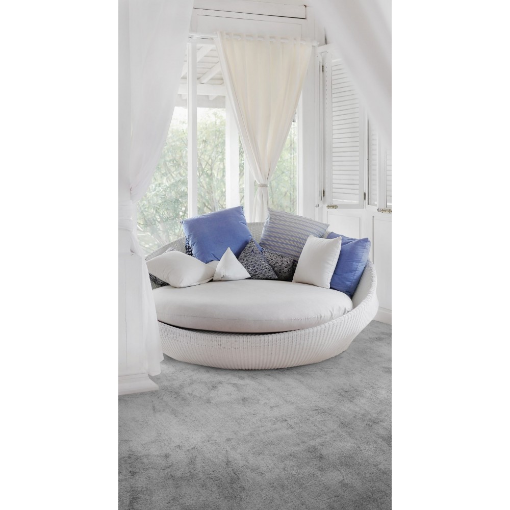 Mocheta pufoasa Silky Lush Crem 033 , fir lung , înălțime 12.5 mm , fir ...