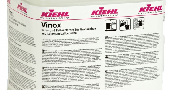 VINOX ECO - Detergent pentru curatare suprafete din inox, 10 L, Kiehl