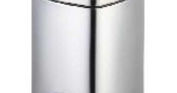 Cos inox patrat cu pedala 20L