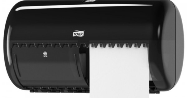 Dispenser hartie igienica 2 role Tork negru