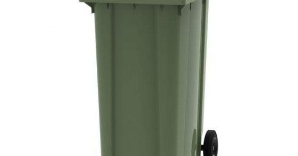 Container din plastic, 360 litri verde