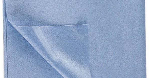 LAVETA TEXTRONIC DIN MICROFIBRA, 38X40 CM, ALBASTRE, VERMOP