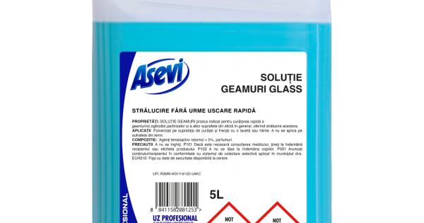 Solutie geamuri Asevi Glass 5 L