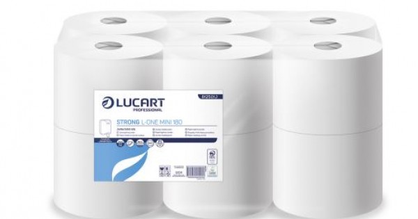 Hartie igienica Lucart L-ONE Mini 180m, 2 str. 800 portii/ rola