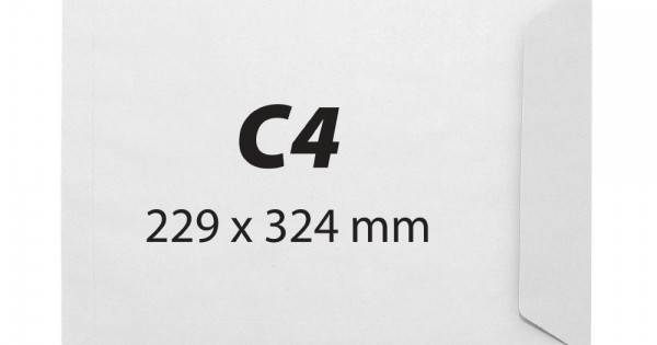 Plic C4, 229 x 324, offset alb, gumat, 80 g, 25 bucati/set