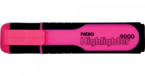 Textmarker Noki Wide 9000, varf retezat, 1-5 mm, roz