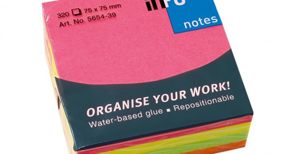 Cub Notes adeziv Briliant 75 x 75 mm