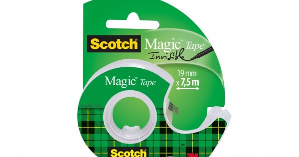 Bandă adezivă Scotch® Magic™ cu dispenser