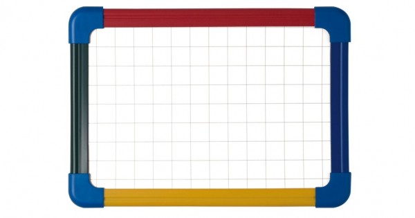 Tablă școlară cu ramă color A4 Bi-Silque