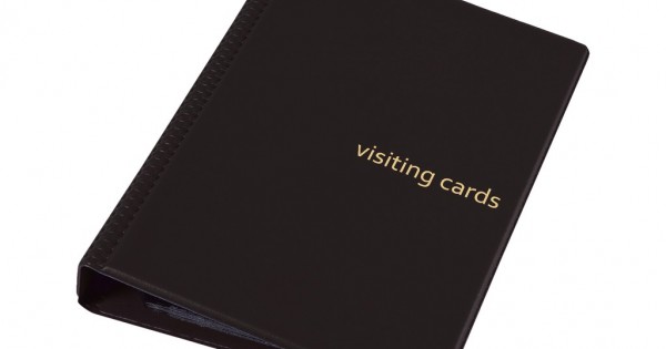 Mapă pentru 120 cărți de vizită