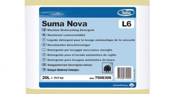Detergent pentru masina de spalat vase SUMA NOVA L6, Diversey, 20L