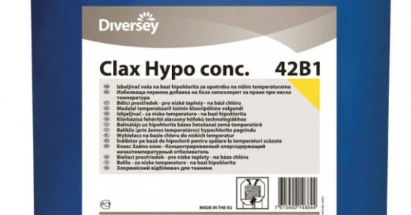 Inalbitor rufe Clax Hypo Conc, Diversey, 24L