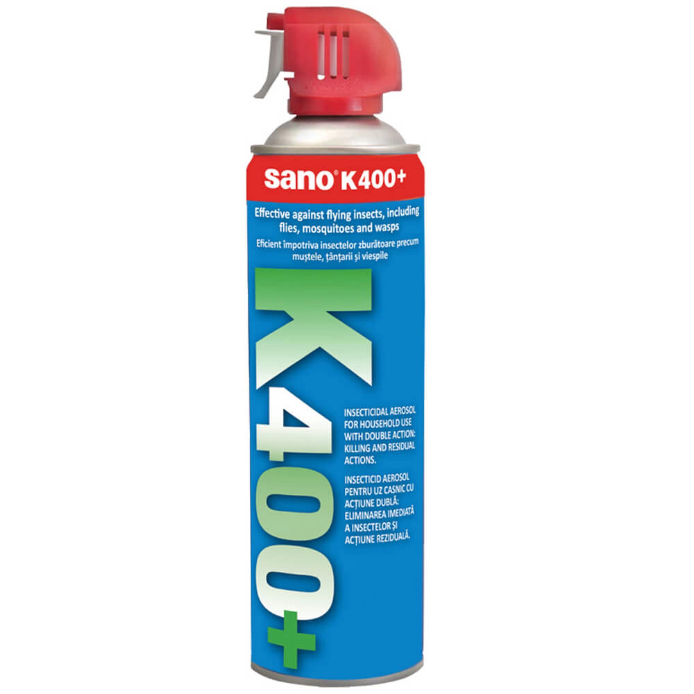Sano Spray insecticid cu aerosol impotriva insectelor taratoare K300, 630 ml (7290000288352 ...